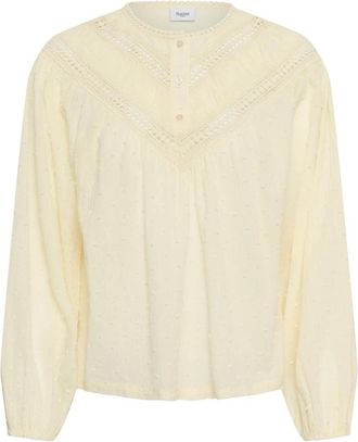 Saint Tropez TadeaSZ Bluse - - Blouses & Shirts - Damen - Gelb - L