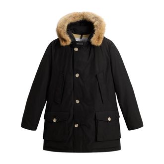 Woolrich Arctic Detachable Fur Parka - - Coats - Herren - Schwarzk - L
