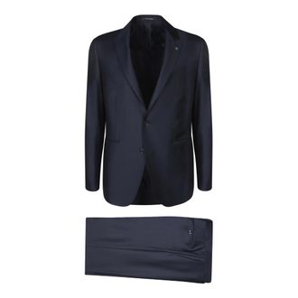 Tagliatore Dreiteiliger Anzug - - Suits - Herren - Blau - 2XL