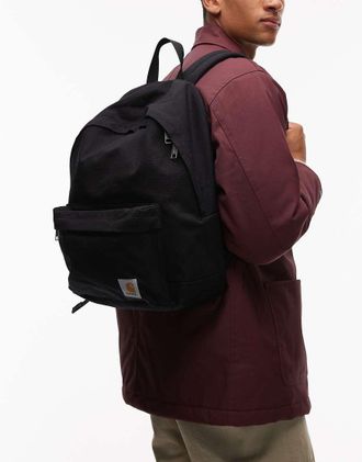 Carhartt Work in Progress Rucksack aus Canvas in Schwarz