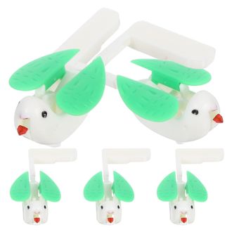 Holibanna 5 St&uuml;ck Kleine Kuckucksuhr-Vogel-Reparatur-ersatzteile Aus Kunststoff F&uuml;r - Und Wanduhren, Realistischer F&uuml;r DIY-uhrendekoration