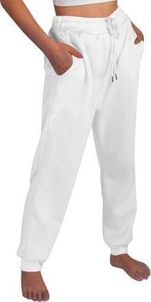 Generic Pantalon de jogging pour femme avec cordon de serrage - Jambe droite - Pantalon dentra&icirc;nement ample &agrave; taille &eacute;lastique - Pour le hip-hop, la gym et le