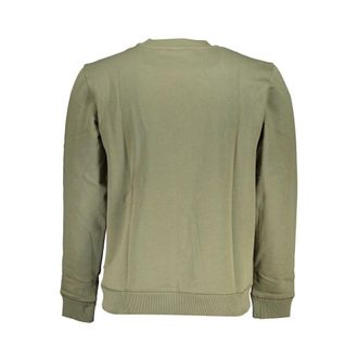 Napapijri Logo-Print Cotton Sweatshirt - Green