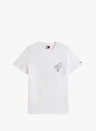 Tommy Hilfiger T-shirt en jersey &agrave; logo signature au dos