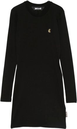 Just Cavalli Femme, Robes, Noir, Taille: 44 FR Robes Noires pour Femmes