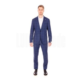 Luigi Bianchi Mantova Abito - Homme - Costumes - Bleu - Taille: 2XL
