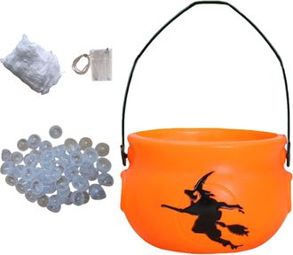 Generic Cauldron Pot - Witch für Halloween | -Blasentür Propt Propt Dekoration Events Outdoor Case Cami Feigenet Yard Kissen Indiene Kissen Porchi Perchi der
