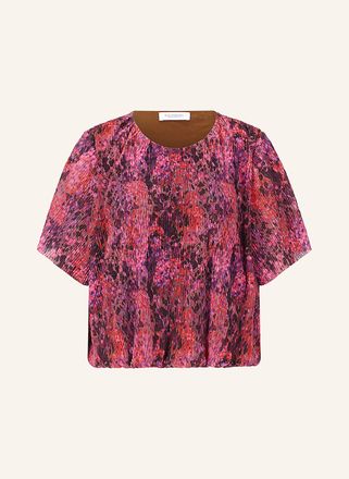 Rich & Royal Blusenshirt Mit Plissees rot