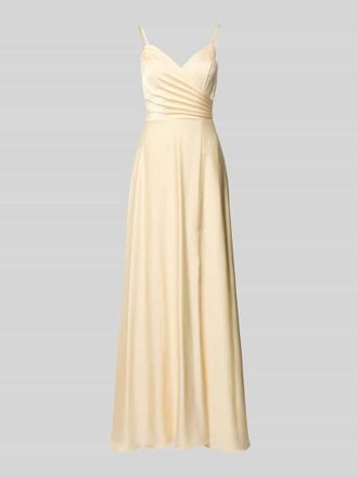 Laona Maxikleid aus Satin mit Drapierungen