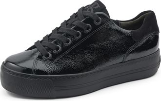 Paul Green Damen Pauls, Frauen Low-Top Sneaker,Strassenschuhe,Sportschuhe,Freizeitschuhe,Turnschuhe,Laufschuhe,schnürer,Schwarz (Black),41 EU / 7.5 UK