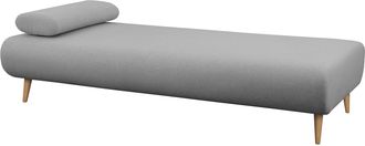 Norrwood home24 Relaxliege Bockel Grau/Grau Flachgewebe 200 x 44 x 90cm