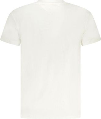 Tommy Hilfiger Logo-Print Cotton T-Shirt - White