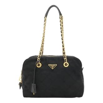 Prada Pre-owned Vintage Quilted Shoulder Bag - - Pre-owned - Damen - Schwarzk - ONE SIZE