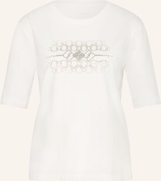 Marc Cain T-Shirt Mit Schmucksteinen weiss