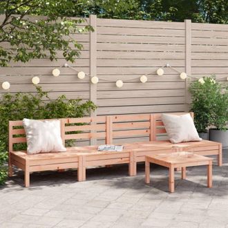 vidaXL Vidaxl - Canap&eacute;s de jardin sans accoudoirs 4 pcs bois massif douglas