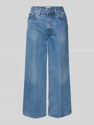 Tommy Hilfiger High Waist Jeans aus Baumwoll-Leinen-Mix