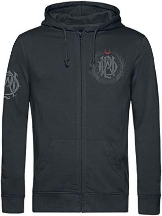 Parkway Drive Metal Crest Homme Sweat-Shirt zippé à Capuche Noir L