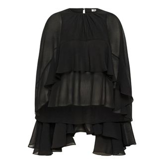 Karen by Simonsen Bluse - - Blouses & Shirts - Damen - Schwarzk - L