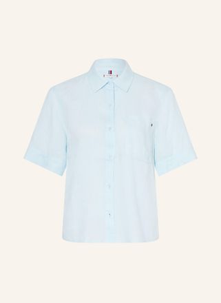 Tommy Hilfiger Hemdbluse Aus Leinen blau