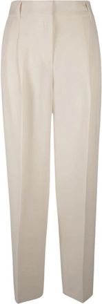 Max Mara Femme, Pantalons, Blanc, Taille: 36 FR Latina Pantalons