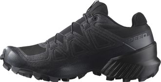 Salomon Speedcross Damen Trail-Laufschuhe, Outdoor-bereit, Stabilität, Passform, Black, 41 1/3