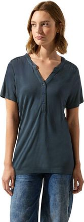 Street One Damen A320132 Kurzarmshirt, Cool Vintage Green, 38 EU