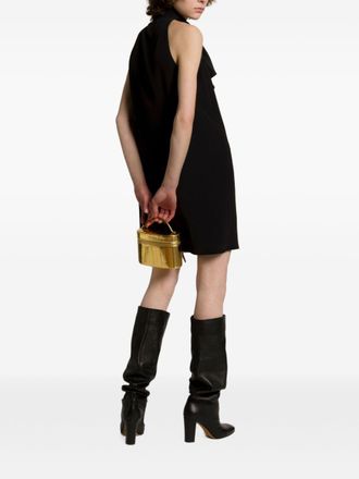 032c Faux Leather Boots - Black