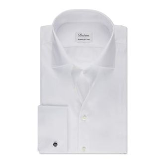 Stenstr&ouml;ms Homme, Chemises, Blanc, Taille: 4XL Chemise blanche Slimline avec poignets fran&ccedil;ais