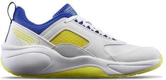 TYR Homme CXT-Flow - Lightweight Cross-Training Shoe Basket, Bleu Roi/Jaune, 44 EU