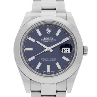 Rolex Uhren - Datejust II - Gr. unisize - in Blau - f&uuml;r Damen