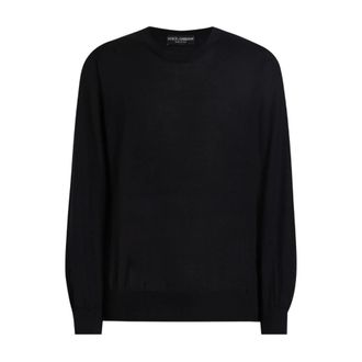 Dolce & Gabbana Cashmere Pullover - - Knitwear - Herren - Blau - XL
