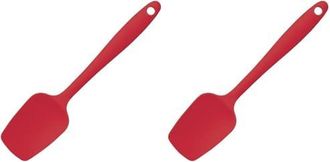 Vogue Eyewear Vogue Silicone Mini Spoon Spatula Red - 200mm (Packung mit 2)