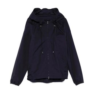 Lanvin Cotton Hooded Blouson - - Jackets - Herren - Blau - L