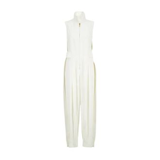 Zimmermann Luna Twill Jumpsuit - - Jumpsuits & Playsuits - Damen - Wei&szlig; - 2XS