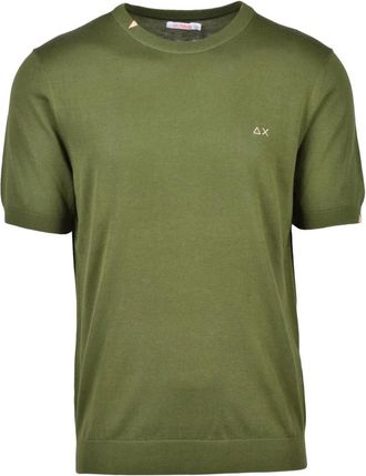 Sun 68 Homme, Tops, Vert, Taille: 3XL Pull en Coton