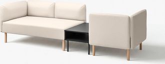IKEA LILLEHEM 3er-Sitzelement mit Ablage