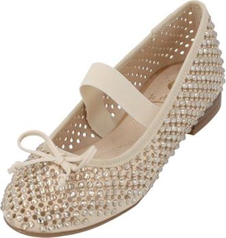 La Strada 2300920 Ballerines dété pour femme - Pantoufles tendance pour femme, beige, 37 EU