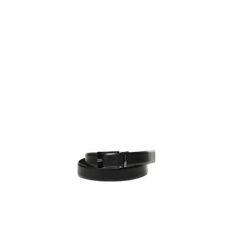 A|X Armani Exchange Homme, Accessoires, Noir, Taille: ONE Size Ceintures en Cuir avec Boucle Rectangulaire