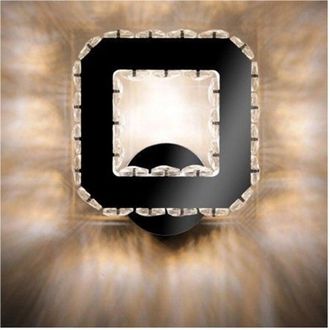 Trade Shop Trade Shop Traesio - Trade Shop - Kristall-Wandleuchte led 17W Quadratische Lampe Natürliches Licht 4500K 01672