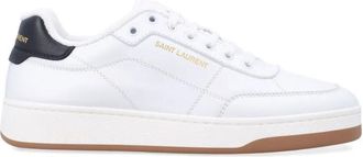 Saint Laurent Low-Top Sneaker - Sl/61 Calf Leather Sneakers - Gr. 39 (EU) - in Wei&szlig; - f&uuml;r Damen
