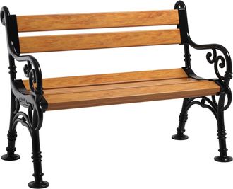 Blome Landhausbank Holzoptik Linderhof 2-Sitzer