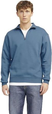 Jack & Jones Jjebradley Sweat à Demi-Fermeture éclair Noos Maillot de survêtement, oceanview, M Homme