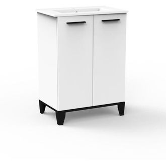 Fackelmann te-a Badm&ouml;belset mit Keramik-Waschtisch