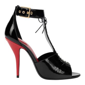 Valentino Garavani Sandales &agrave; brides Bustier - Femme - Chaussures - Noir - Taille: 37 EU