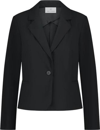 Jane Lushka Technischer Jersey Blazer - - Jackets - Damen - Schwarzk - XS