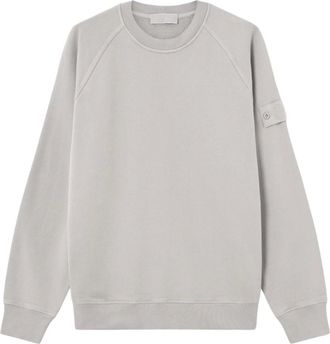 Stone Island Homme, Sweatshirts et sweats &agrave; capuche, Gris, Taille: XL Heavyweight Cotton Fleece SweaT-shirt