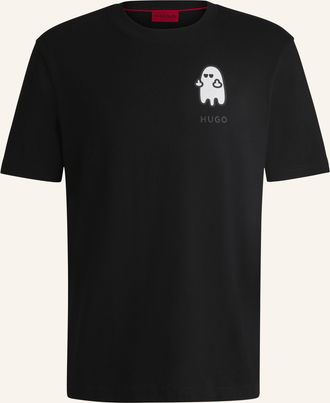HUGO BOSS Hugo T-Shirt Dicatiko Relaxed Fit schwarz
