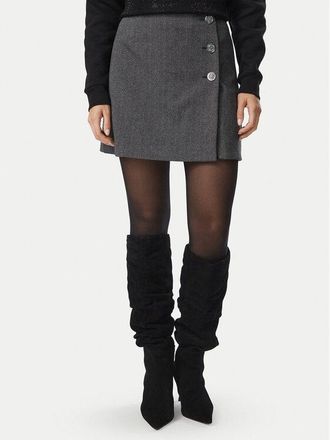 Guess Minirock W6BD21 K6218 Grau Regular Fit
