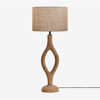 Sklum Lampe de table en bois de manguier Gracia SKLUM