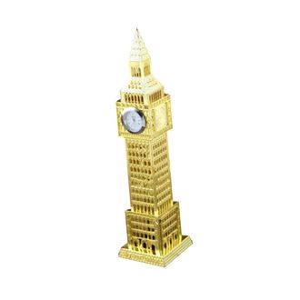 Cabilock Big Uhr Aus Metall Im Retro-Stil London Standuhr Einrichtungsgegenst&auml;nde Miniatur Handgefertigtes Metallornament Dekoration F&uuml;r Party